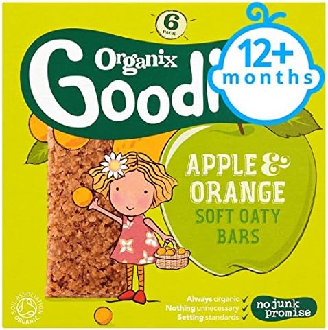 Organix 12 Month Apple And Orange Fruit And Cereal Bar 6X30g : Amazon ...