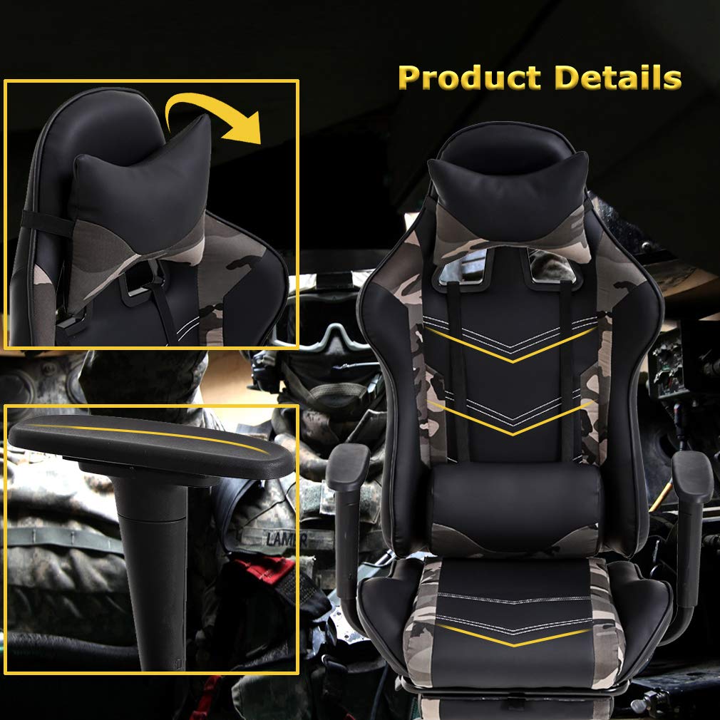 Snapklik.com : Ergonomic Office Chair PC Gaming Chair Cheap Desk Chair ...