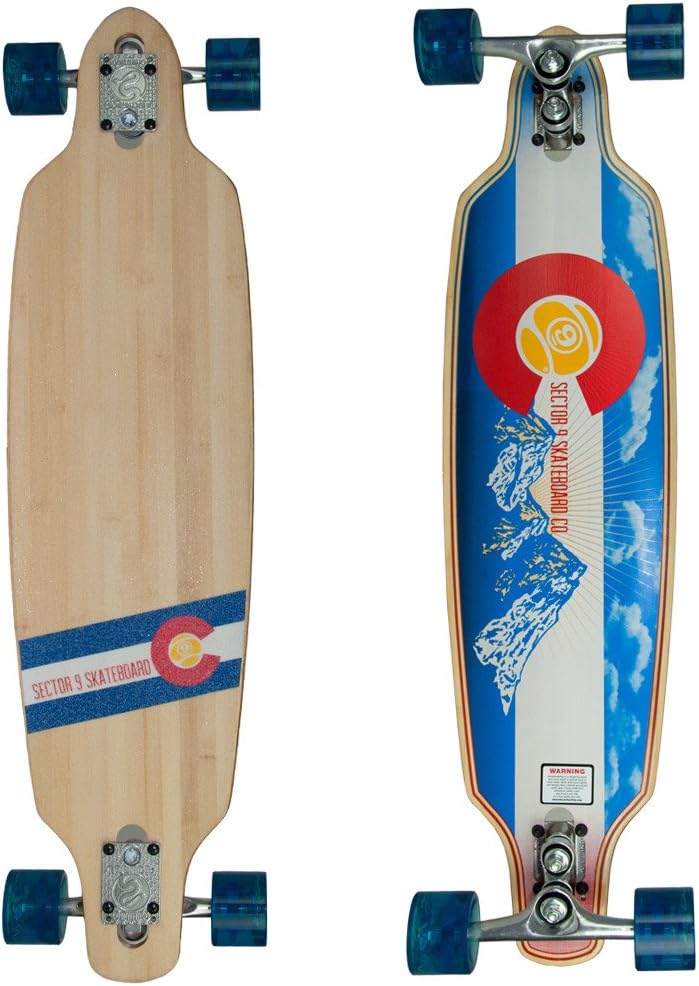 Amazon.com: Sector 9 Bamboo Colorado Aperture 36 in Complete Longboard