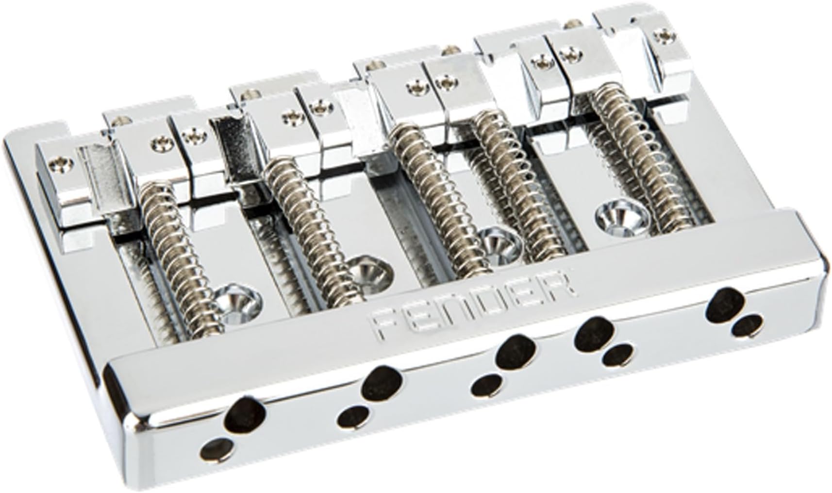 Amazon.com: Fender HiMass 4-String Bass Bridge Assembly with Brass ...