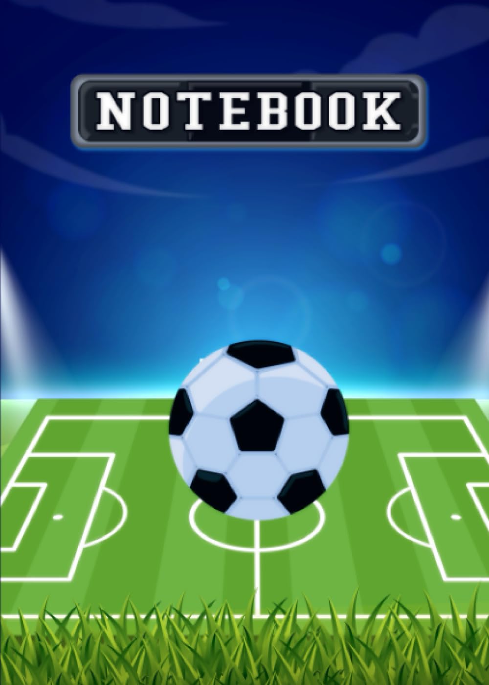 Football Notebook: Pitch Diagrams And Lined Notes Journal Diary Day ...