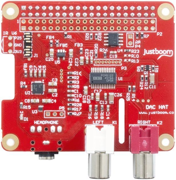 JustBoom DAC HAT for the Raspberry Pi : Amazon.co.uk: Electronics & Photo