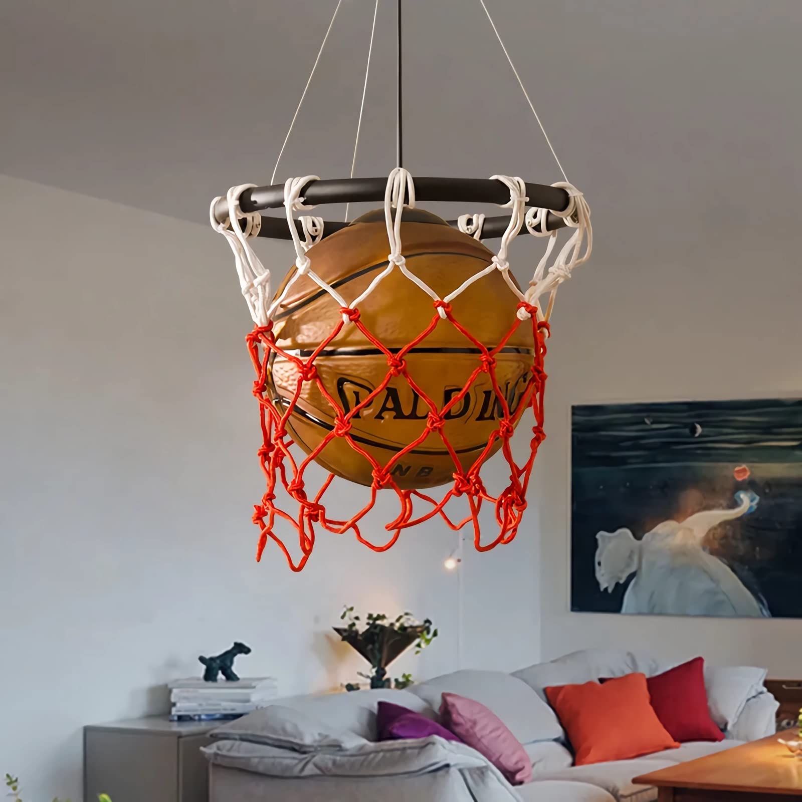 Basketball Decorative Lights Aeyee Creative Basketball Pendant Light
