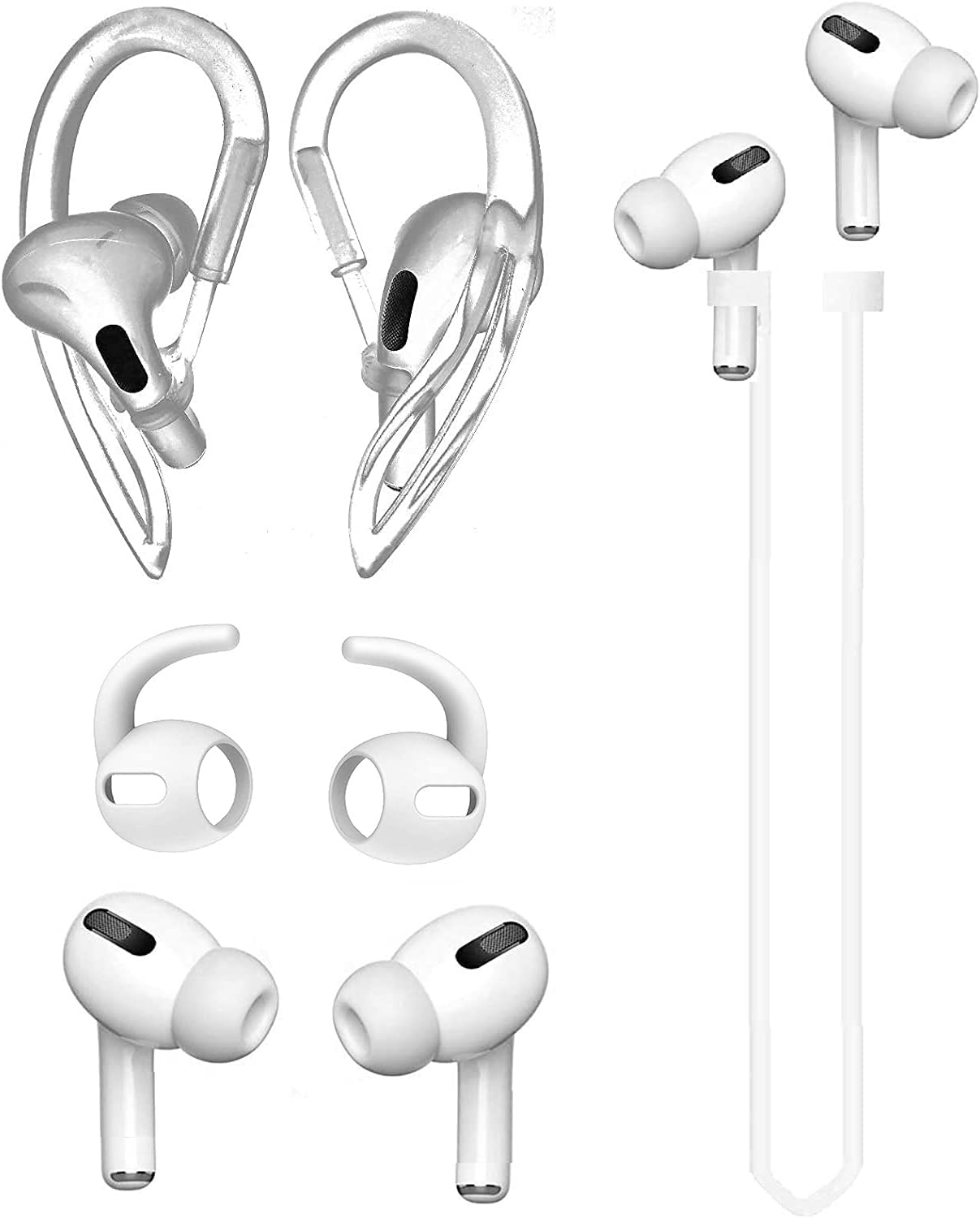 Amazon.com: JNSA [Never Lose Your Air Pods Pro] Anti Slip Set, Sport ...