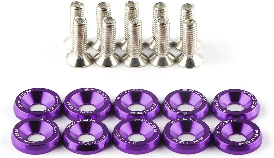 Amazon.com: Universal License Plate Screws Stainless Steel Bolts ...