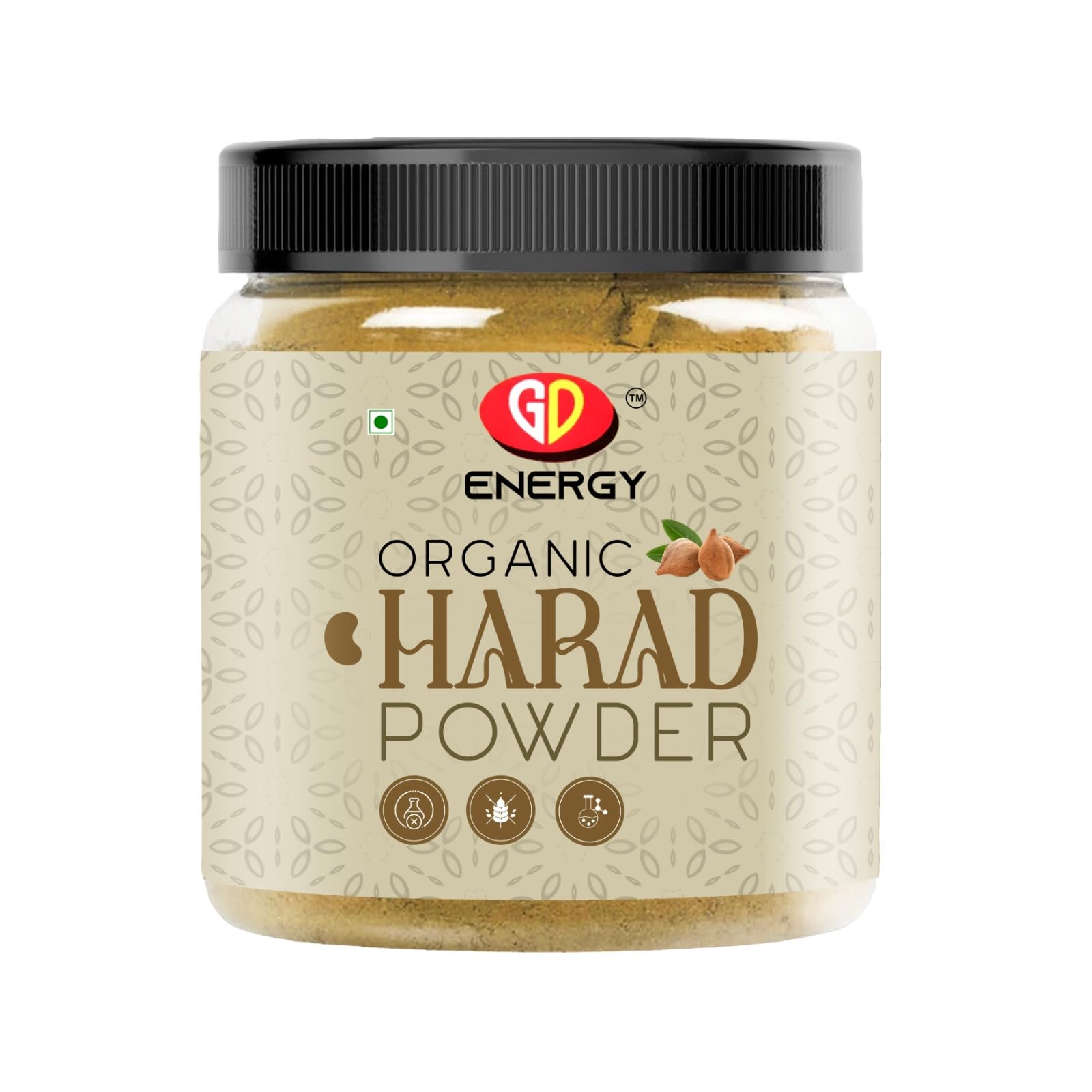 GD Energy Organic Harad, Haritaki, Inknut Powder Natural Digestive ...
