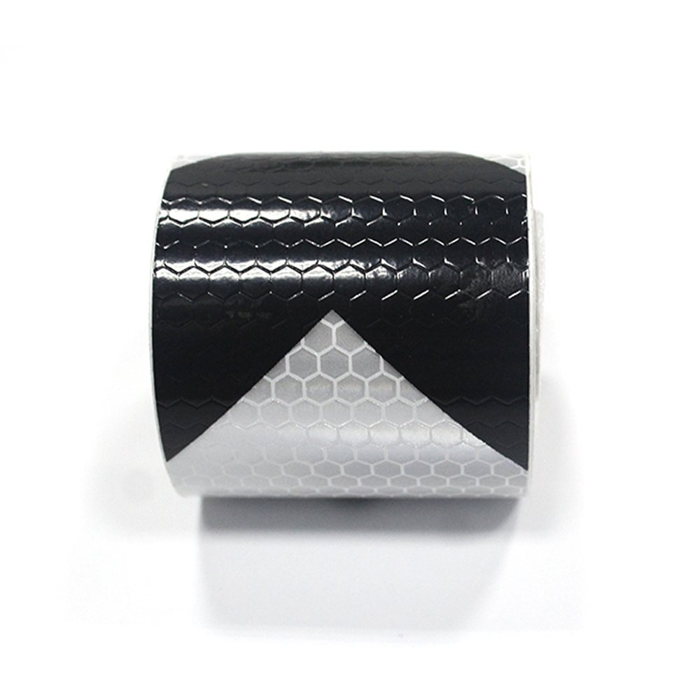 Muchkey Black-White Honeycomb Arrow Sticker reflective tape Reflective ...