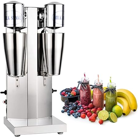 Amazon.com: VEVOR Milkshake Maker Kit, Stainless Steel Electric ...