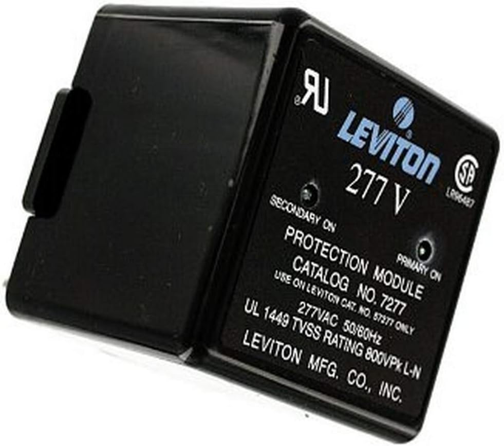 Amazon.com: Leviton 7277 277 VAC, 50/60 Hz Max, Transient Voltage Surge ...