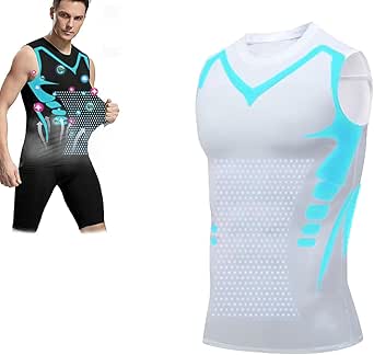 Amazon.com: Men Compression Shirt, 2025 New Version Ionic Shaping ...