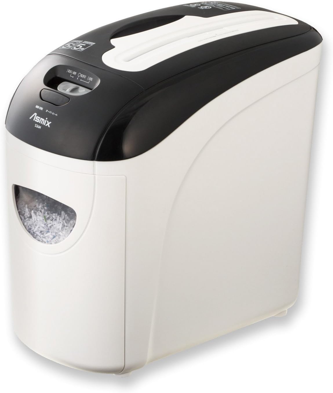 Amazon.co.jp: アスカ Asmix マイクロカットシュレッダー S34M 最大7枚 持ち運びラクラク : 文房具・オフィス用品