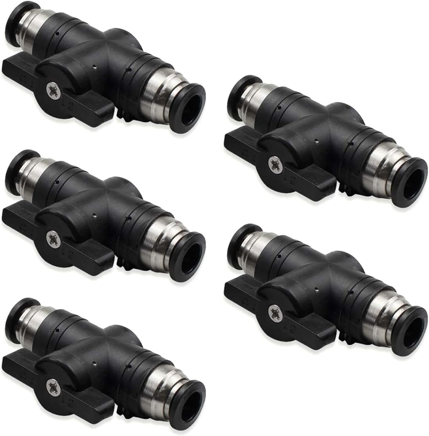 Amazon.com: 5pcs Pneumatic Valves Quick Joint Connector Hand Valves BUC ...