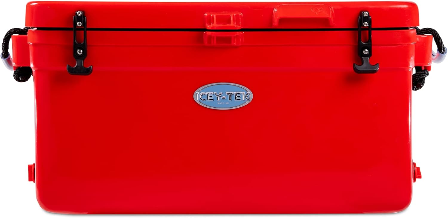 Icey-Tek 56 Litre Long Cool Box - Candy Red : Amazon.co.uk: Sports ...