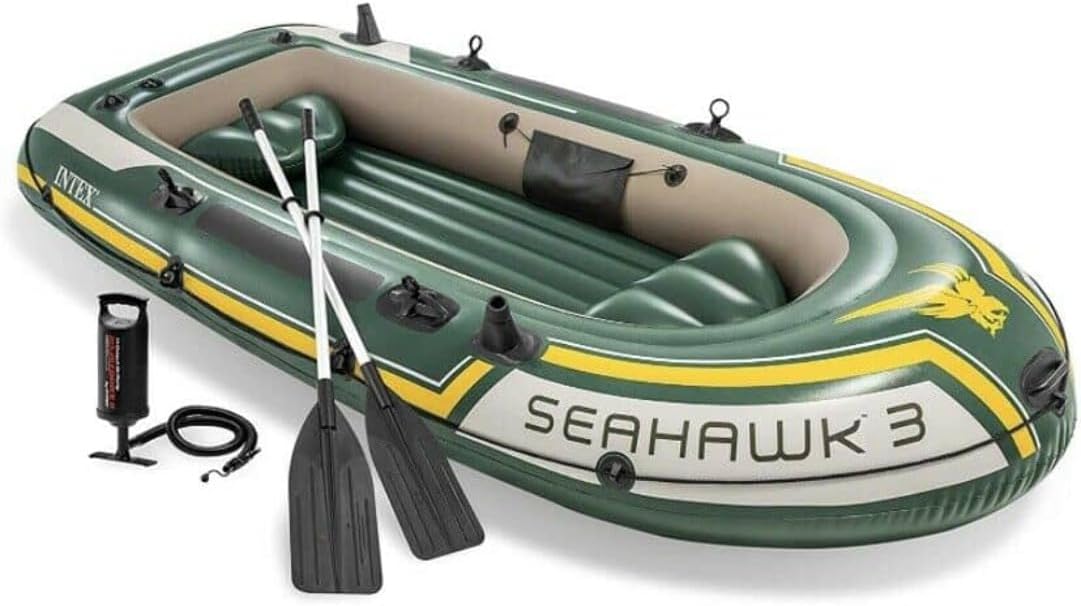 Intex 68347NP - Aufblasbares Schlauchboot Seahawk 2, 2 Personen, mit ...