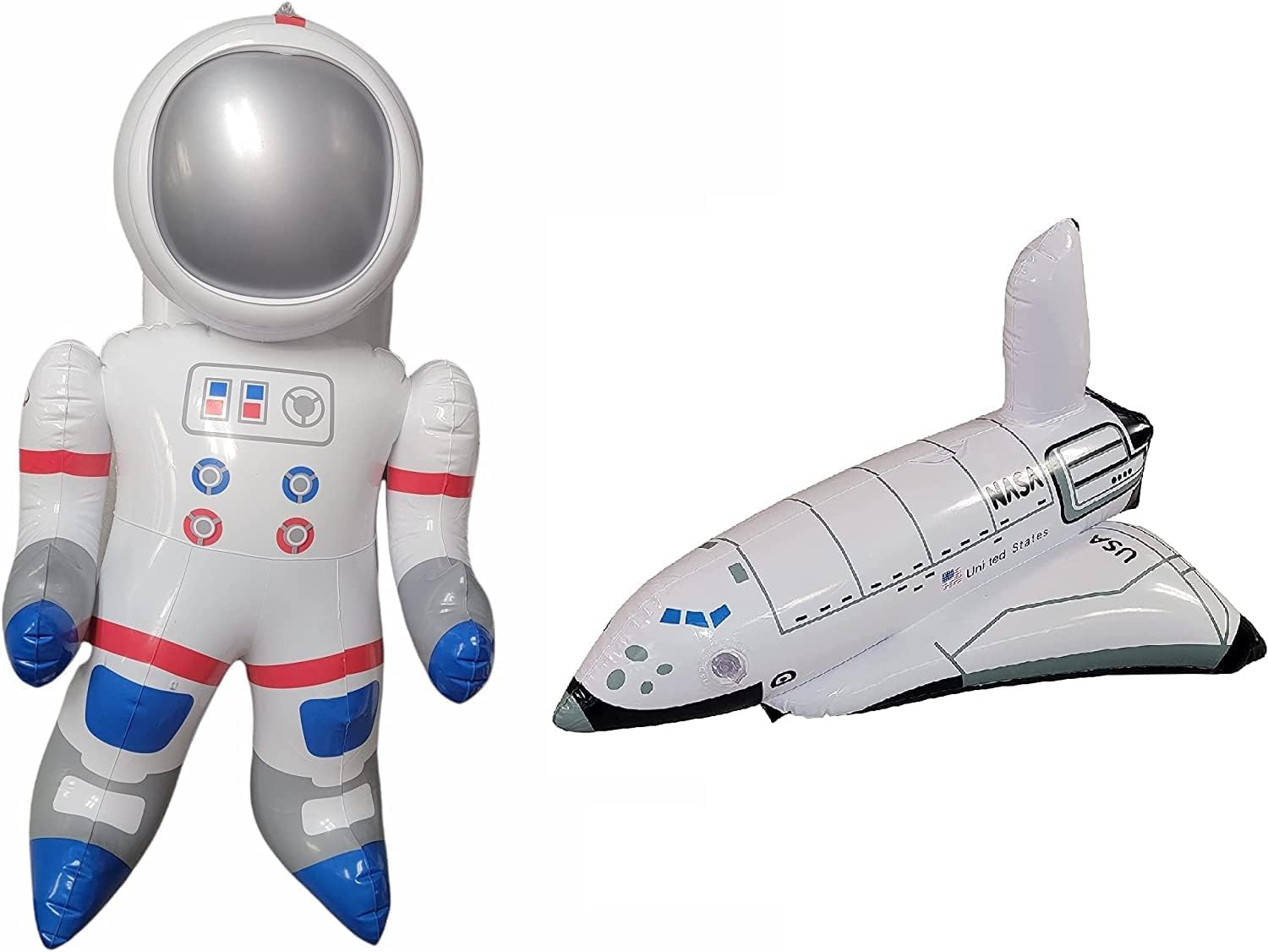 Amazon.com: Awesome Large Inflatable Space Shuttle Astronaut Figures ...