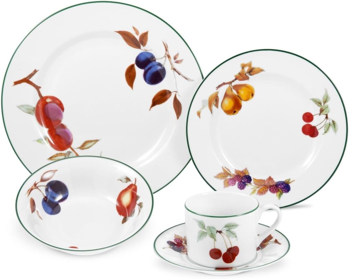 Amazon.com | Royal Worcester Evesham Vale, 20-Piece Set: Dinnerware ...