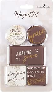 Amazon.com: Christian Art Gifts Brown Refrigerator Magnets | Amazing ...