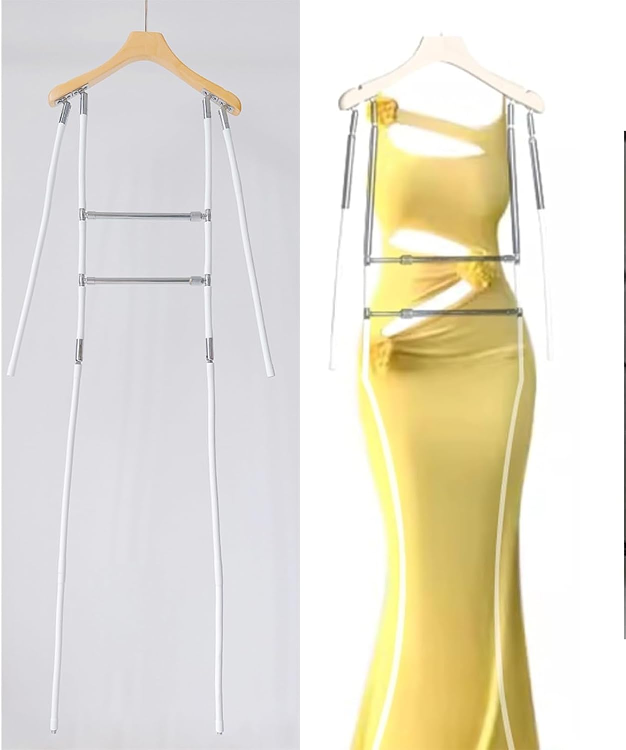 Amazon.com: Mavdecll Invisible Mannequin Clothes Hanger for Clothing ...