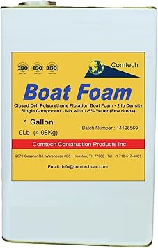 Boat Foam - Pouring Expanding Flotation Foam - 2lb density closed cell ...