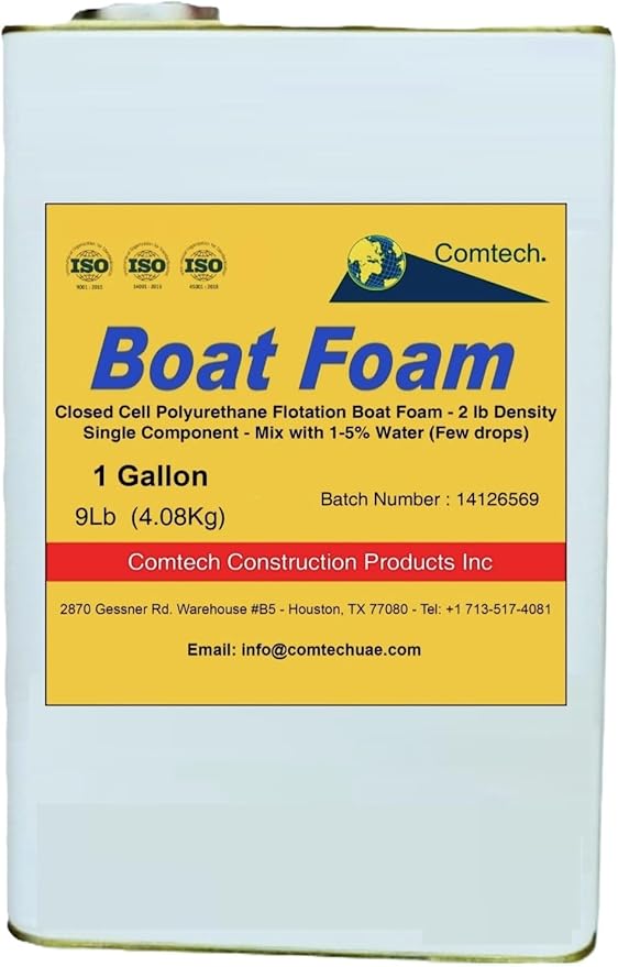 Boat Foam - Pouring Expanding Flotation Foam - 2lb density closed cell ...