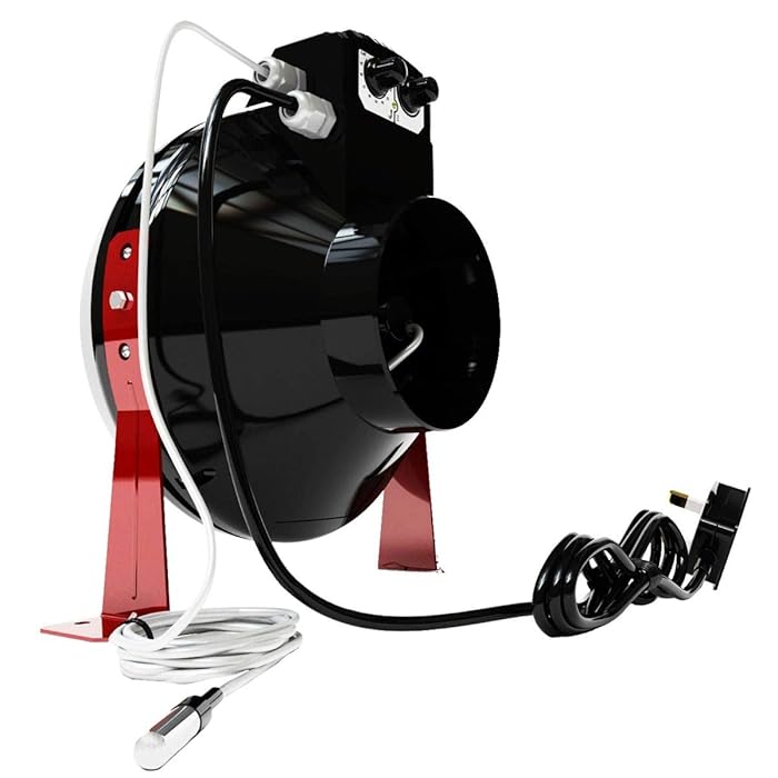 Buy 125mm Black Orchid Inlet Centrifugal Extractor Fan Blower Silent ...