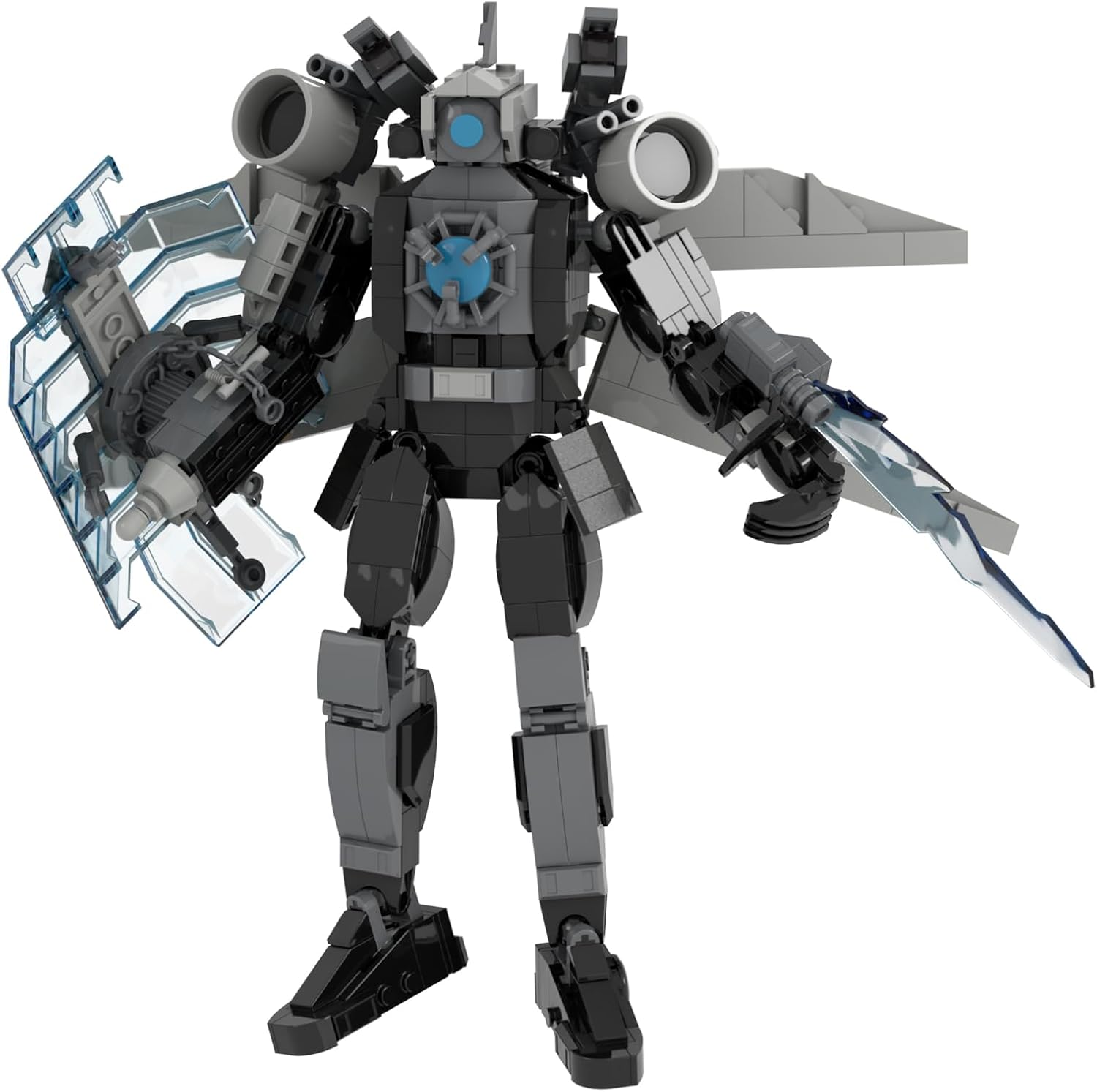 Upgraded Titan Camera Man Skibid Toilet Building Blocks Toilet Man ...