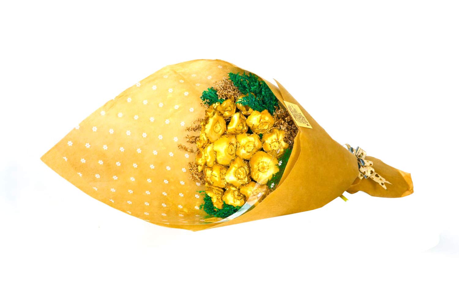 Ameera Flowers Coco boquet (18 Pieces of Coco Flowers_Gold) : Amazon.in ...