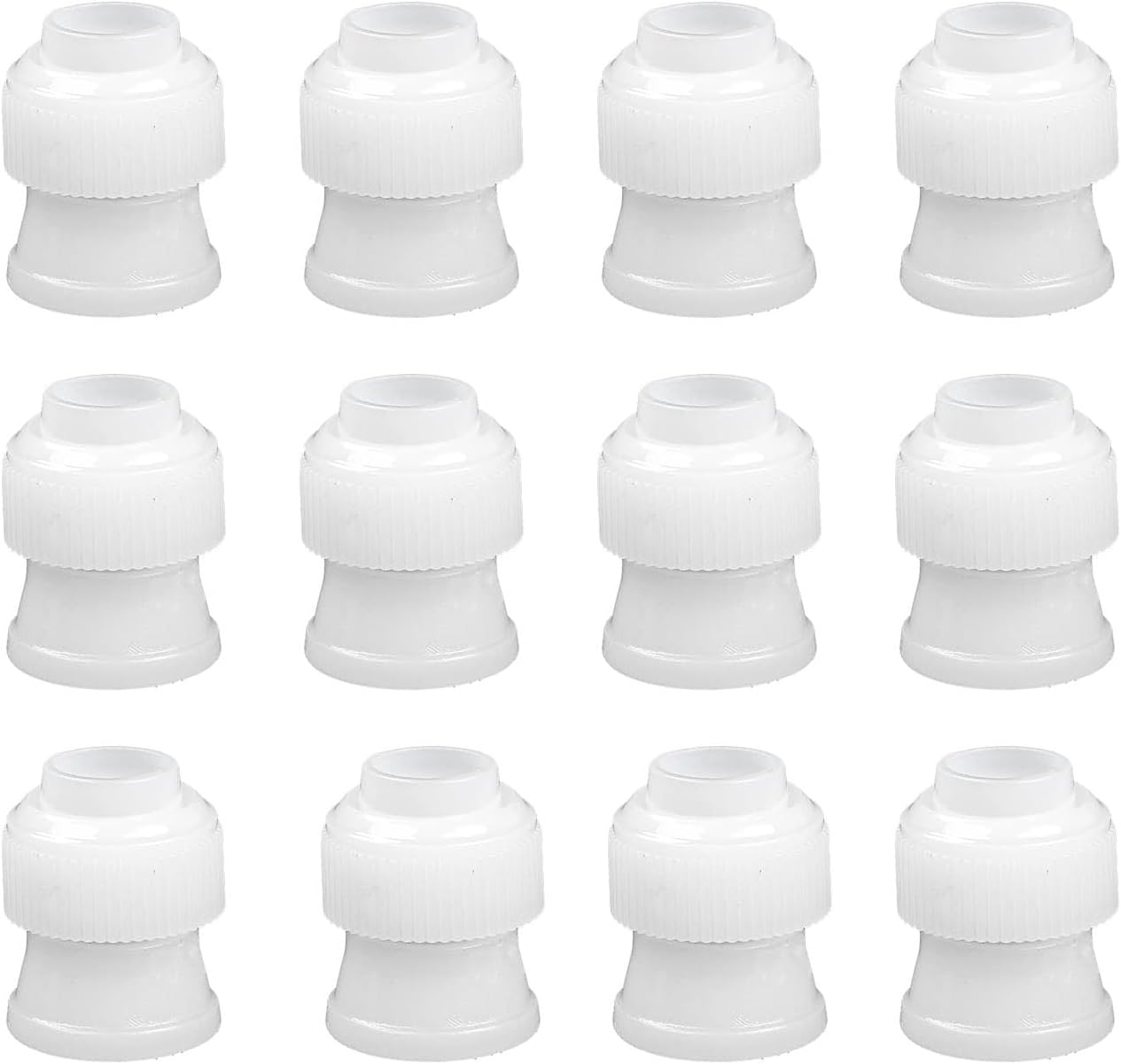 Amazon.com: 12 Pack Couplers for Piping Bags Plastic Standard Cake ...