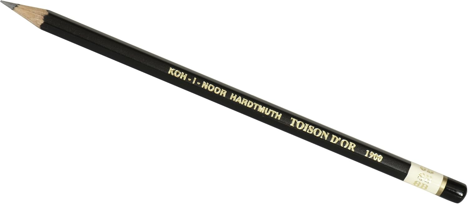 KOH-I-NOOR TOISON D'OR 8B Graphite Pencil (Pack of 12) : Amazon.co.uk ...