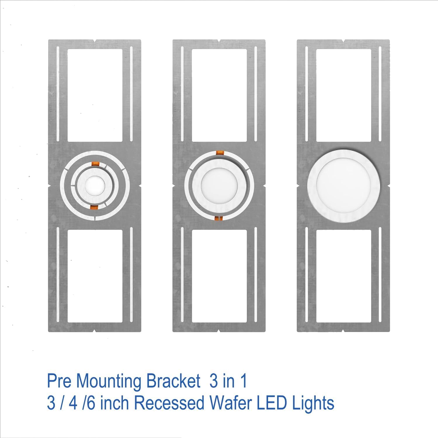 Snapklik.com : FORT 48 Pack New Construction Rough-in Plate Pre ...