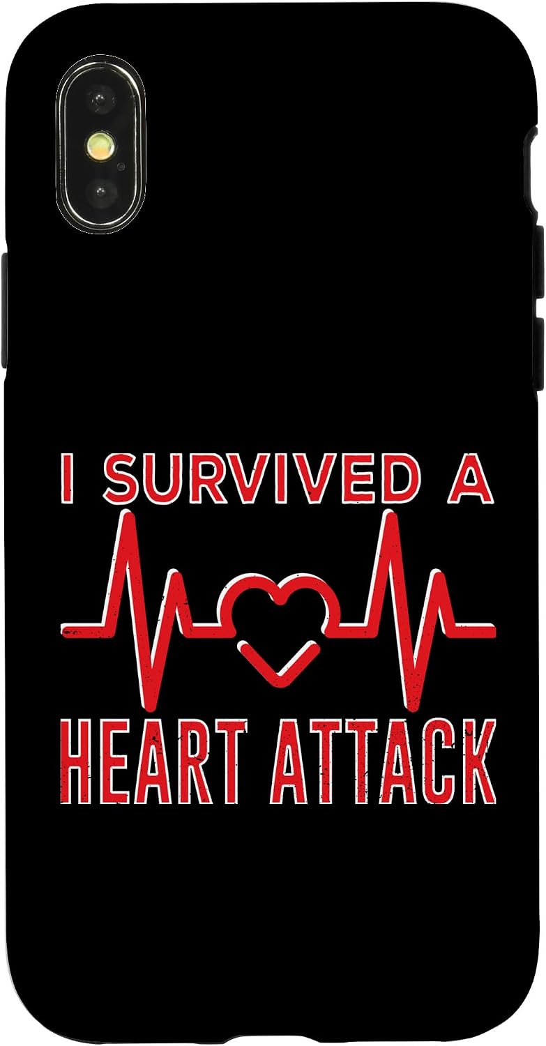 Amazon.com: iPhone X/XS I Survived A Heart Attack Bypass Cardiac ...