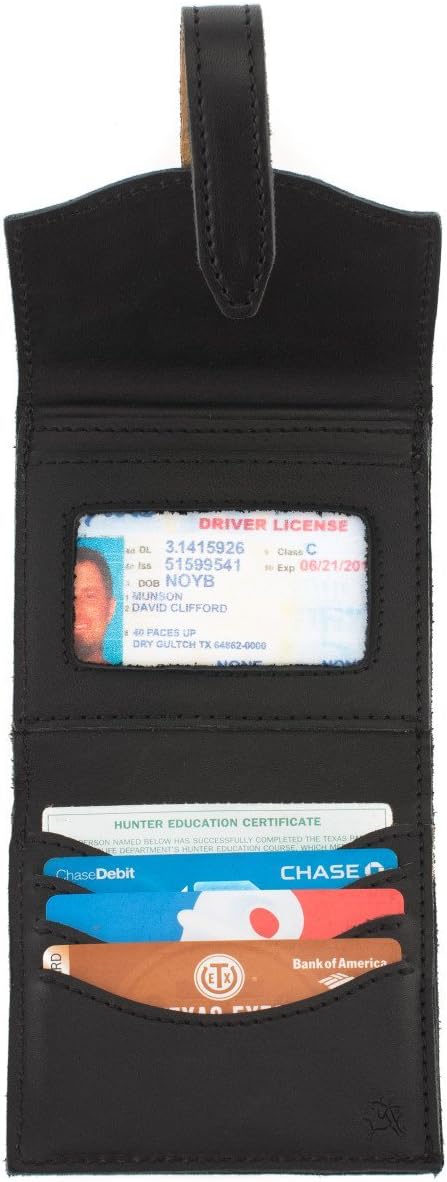 Amazon.com: Saddleback Leather Trifold Wrap Wallet - RFID Shielded, 100 ...