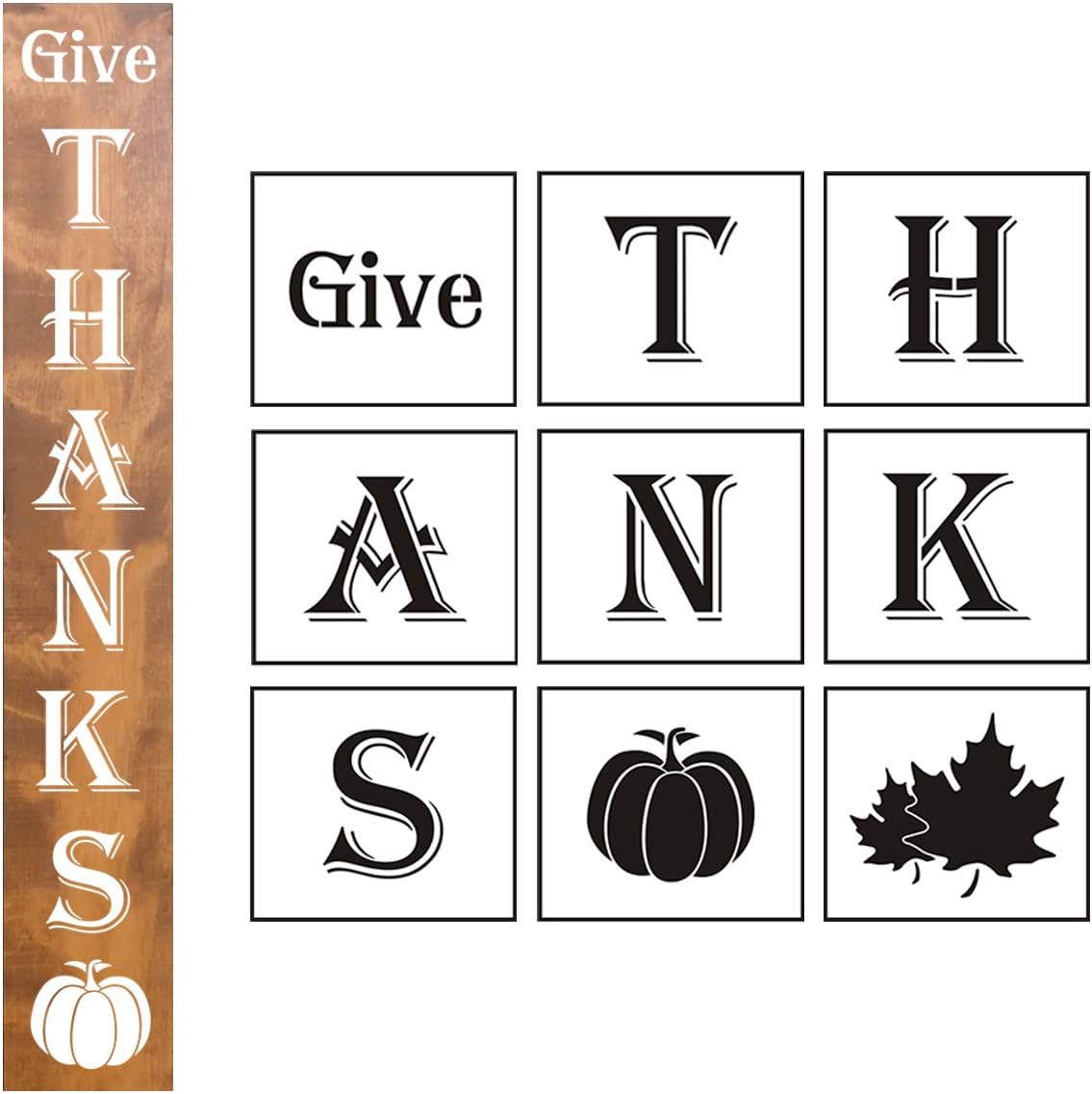 Amazon.com : 28 PCS Welcome Stencil for Painting on Wood,Home Sign ...