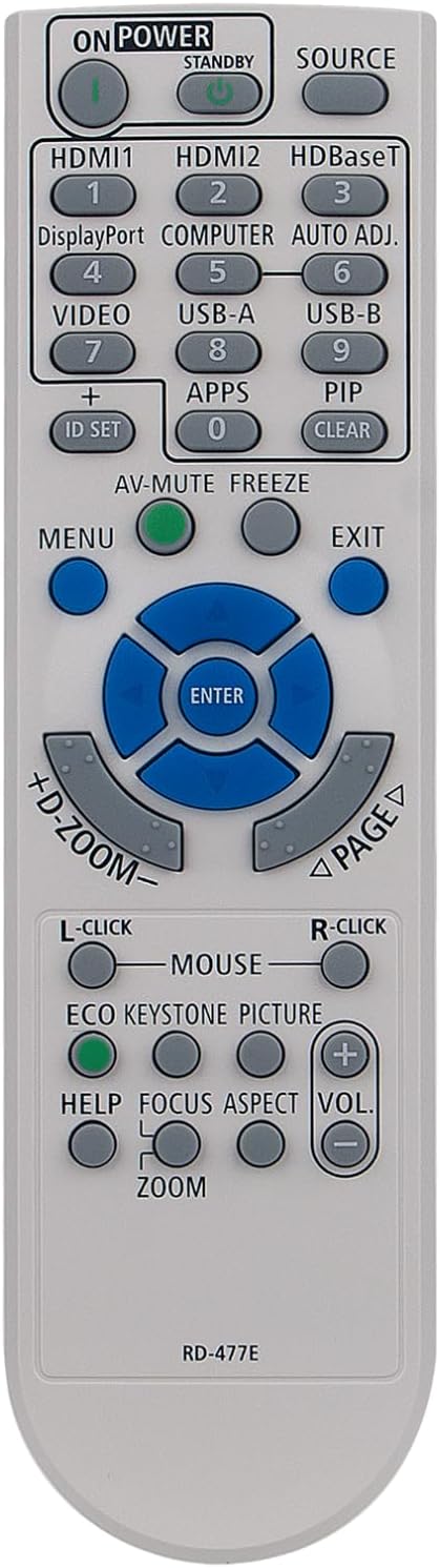 Amazon.com: New RD-477E Replace Remote Control Compatible with NEC ...