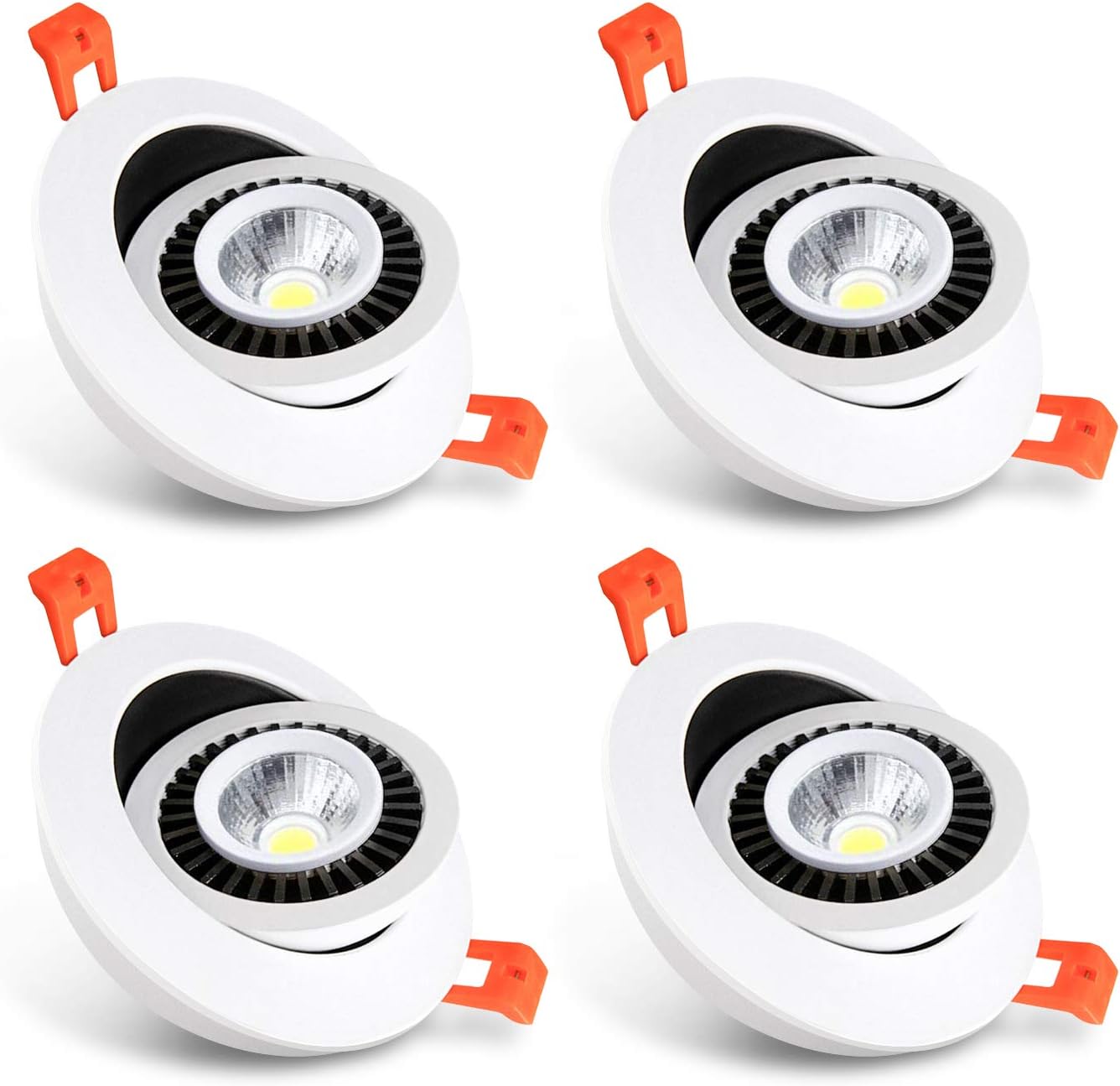 3 Inch LED Recessed Lighting Dimmable Downlight, 5W Taichi COB ...