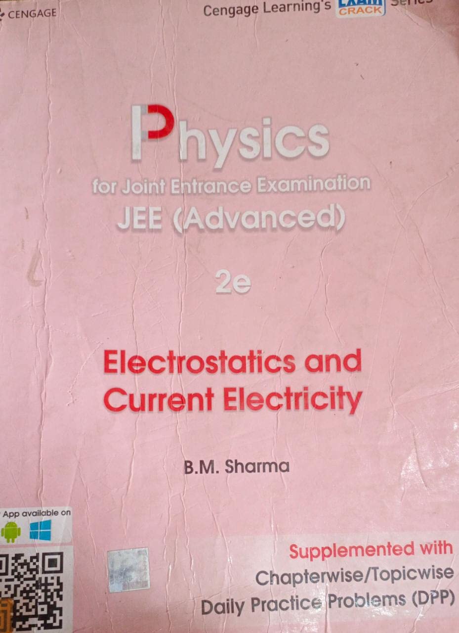 Buy Physics For Joint Entrance Examination JEE Advanced Electrostatics ...