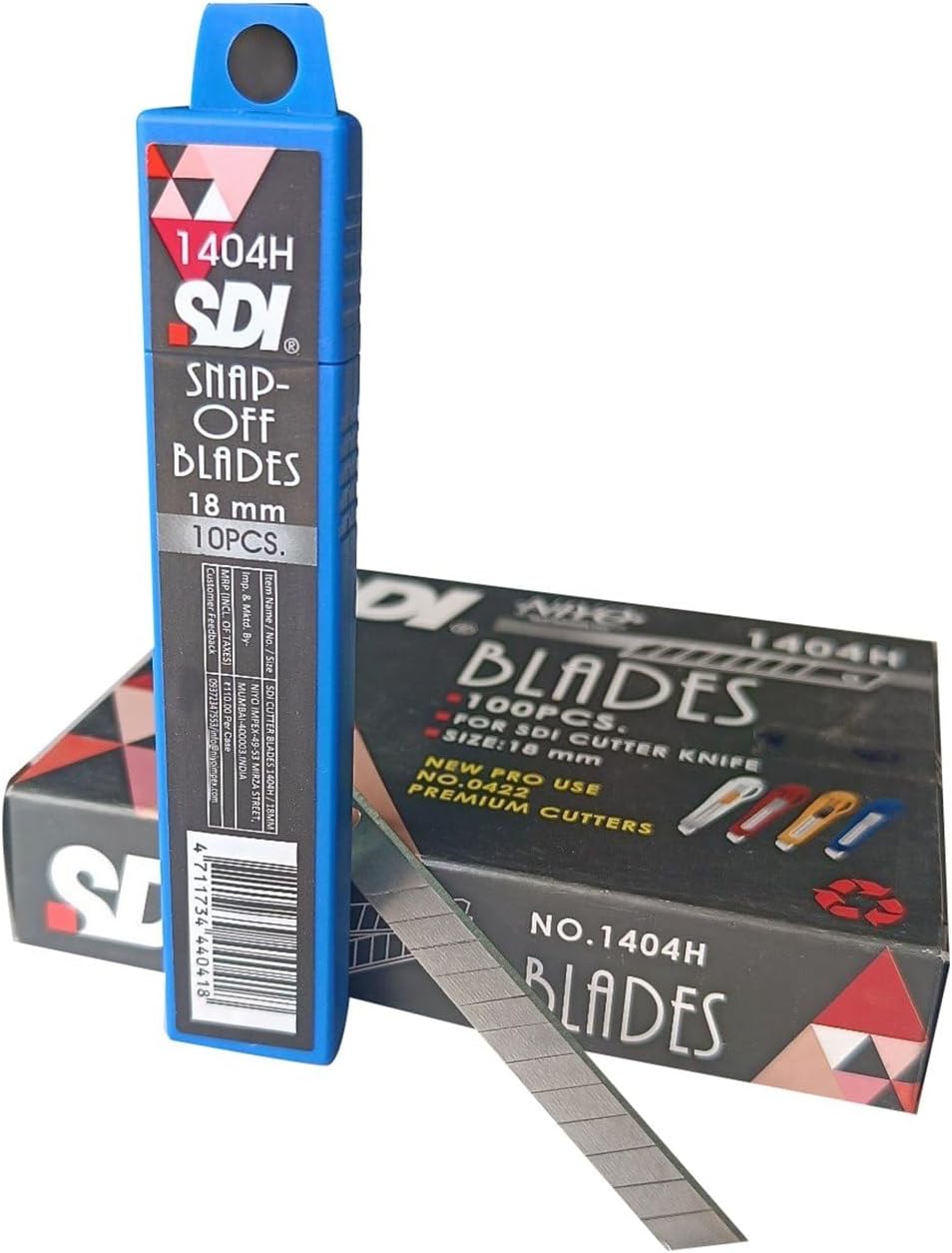 SDI SNAP OFF Cutter Blades 18MM 1404H, Pack of 100pcs : Amazon.in ...