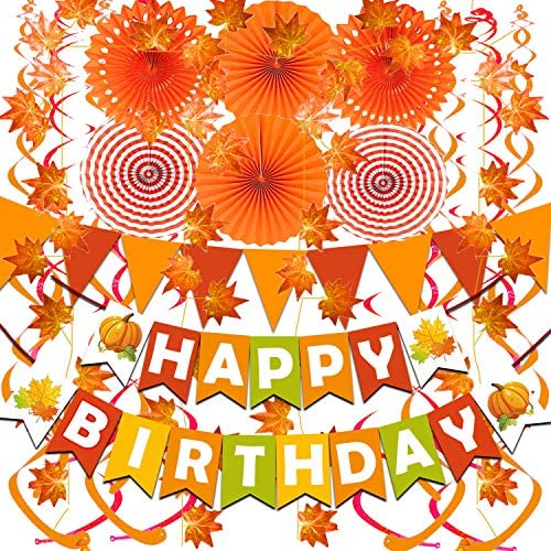 Orange Happy Birthday Clip