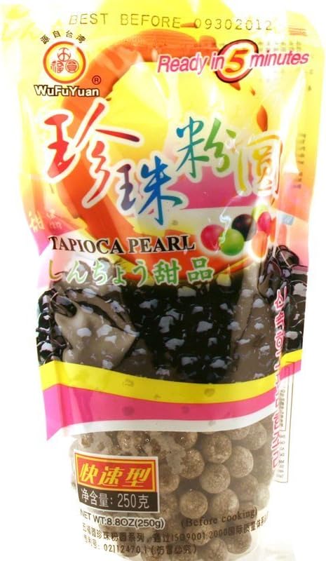 Amazon.com : Tapioca Pearls for Bubble Tea, Smooth and Chewy Boba ...