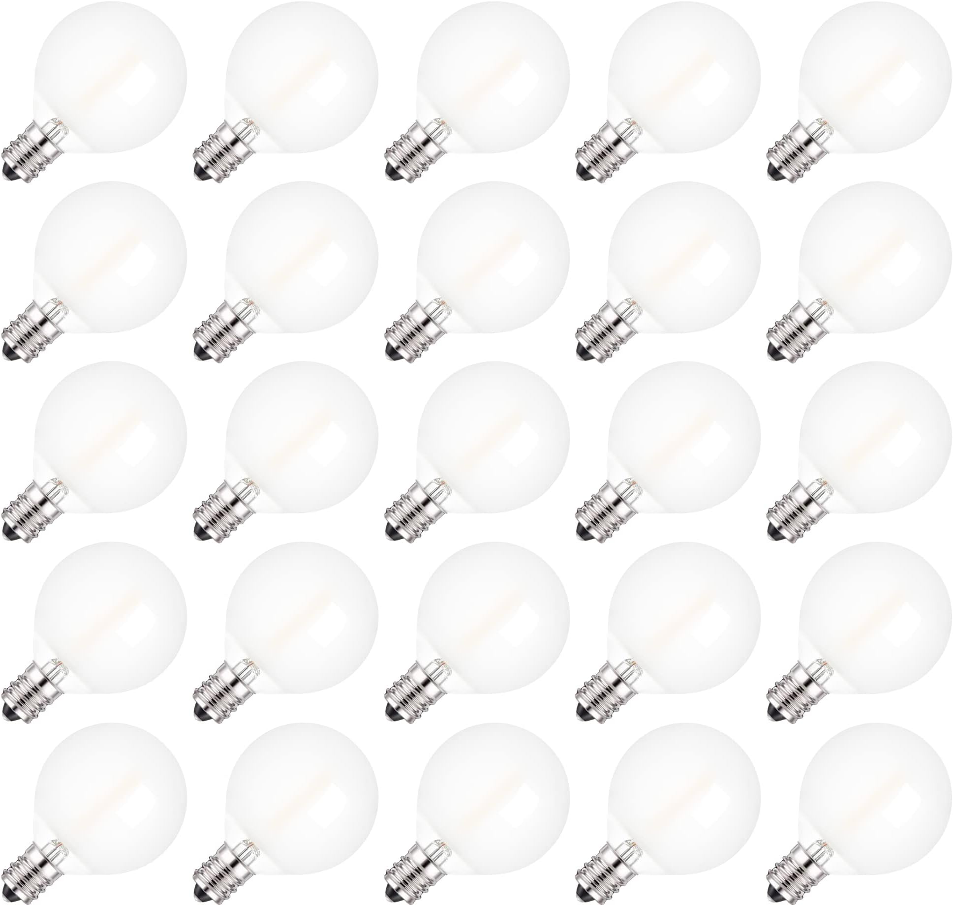 Hcnew G40 Led Replacement Light Bulbs E12 LED Globe Frosted Bulbs for ...