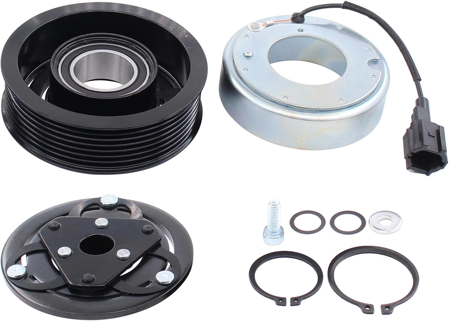 Amazon.com: XtremeAmazing AC A/C Compressor Clutch Assembly Kit for ...