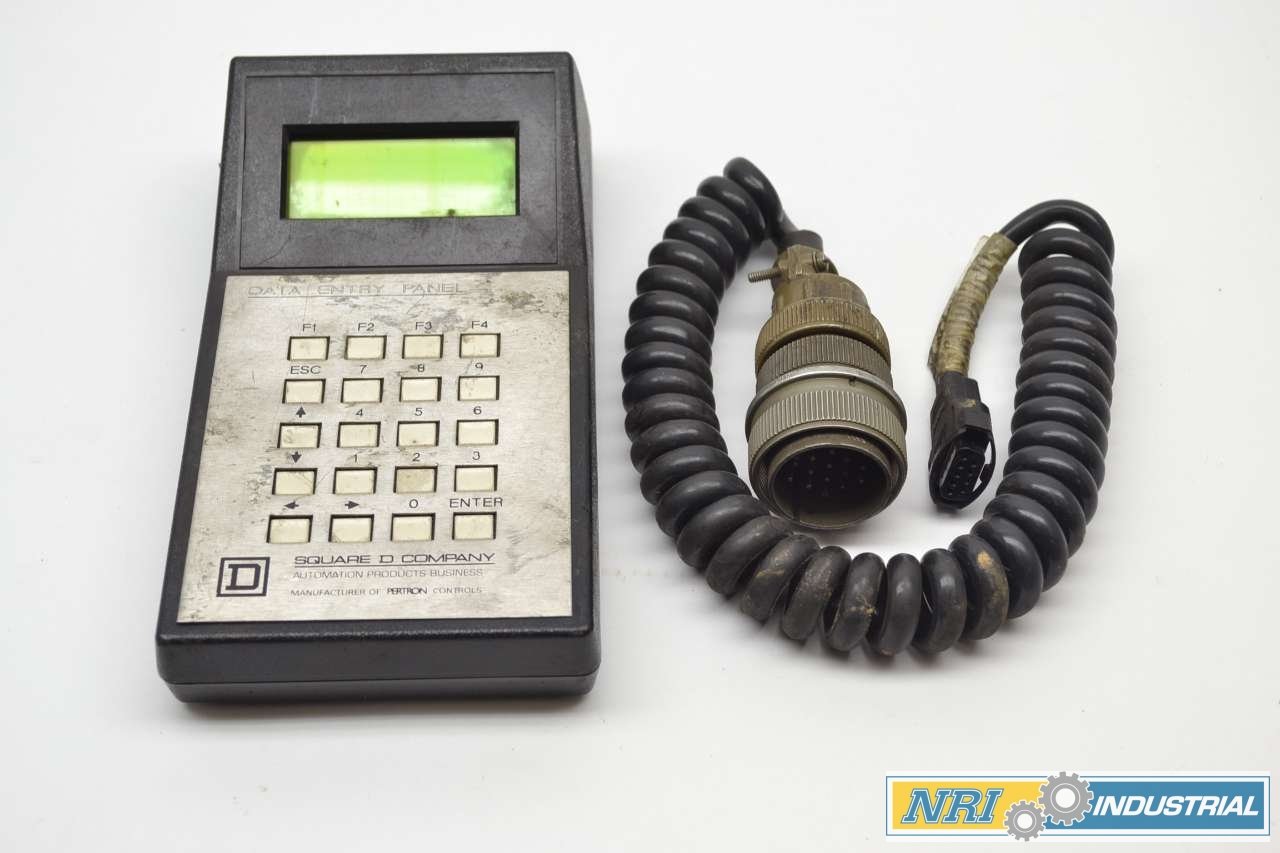 SQUARE D DEP-1200 DATA ENTRY PANEL 3898-001 5V-DC PROGRAMMER B400427 ...