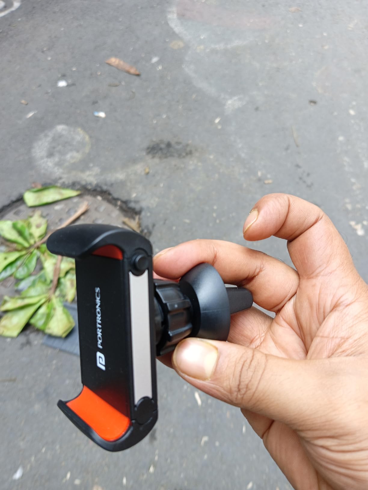 Portronics Clamp 2 Car AC Vent Mobile Holder 360° Rotational, Strong ...