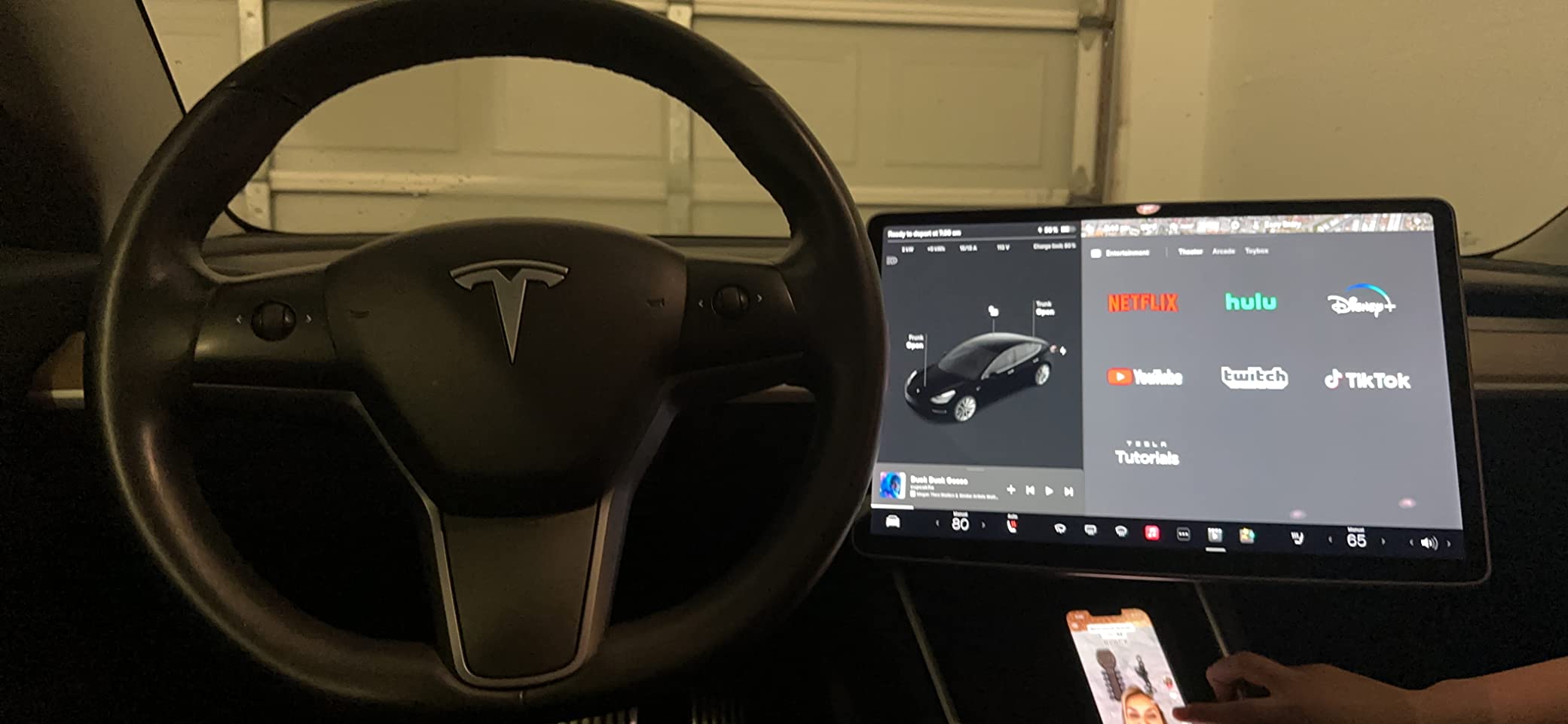 Amazon.com: KIMISS Screen Tilt Swivel Mount, for Tesla Y Center Console ...