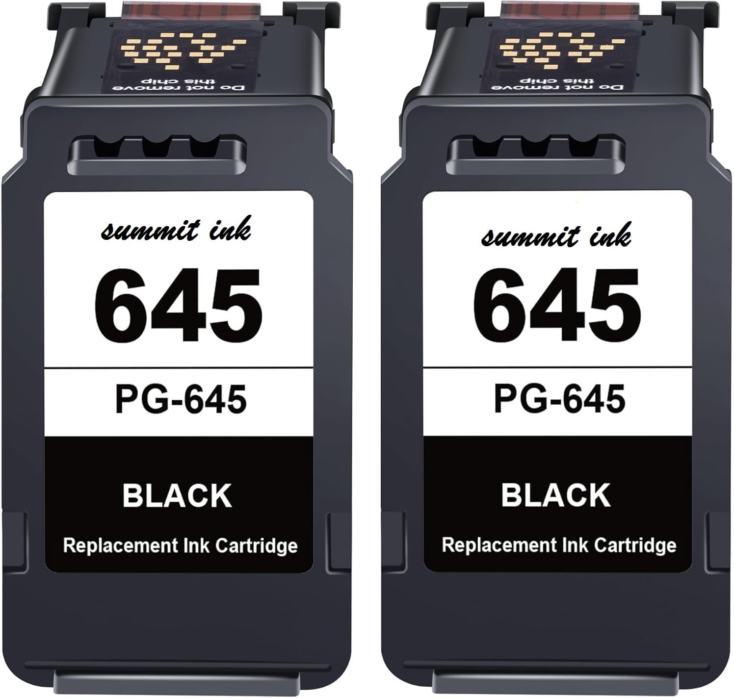 Summit Ink PG645 Twin Black Replacement for Canon PG-645 & PG-645XL for ...