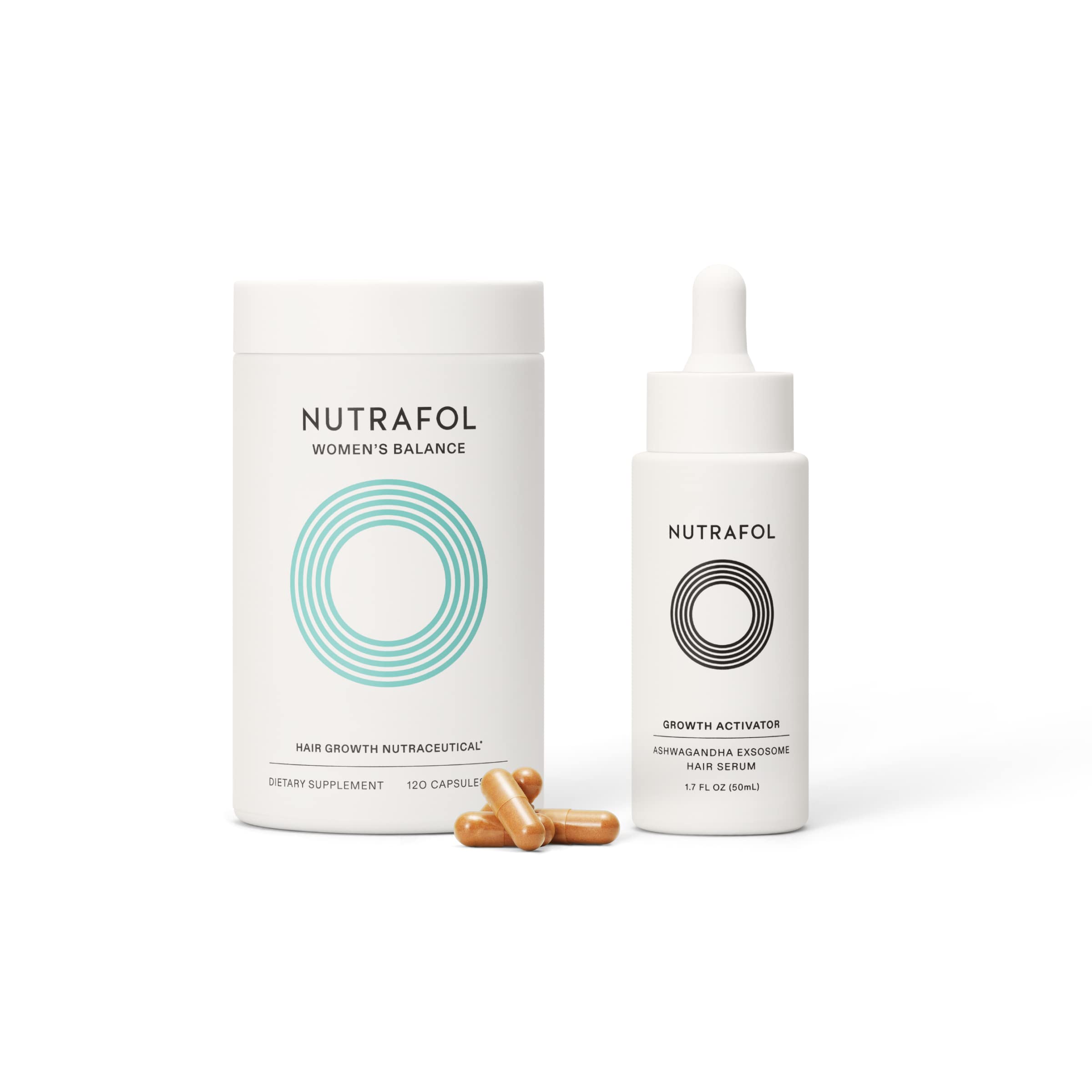 Buy Nutrafol Women's Balance Hair Growth Supplement and Hair Serum ...