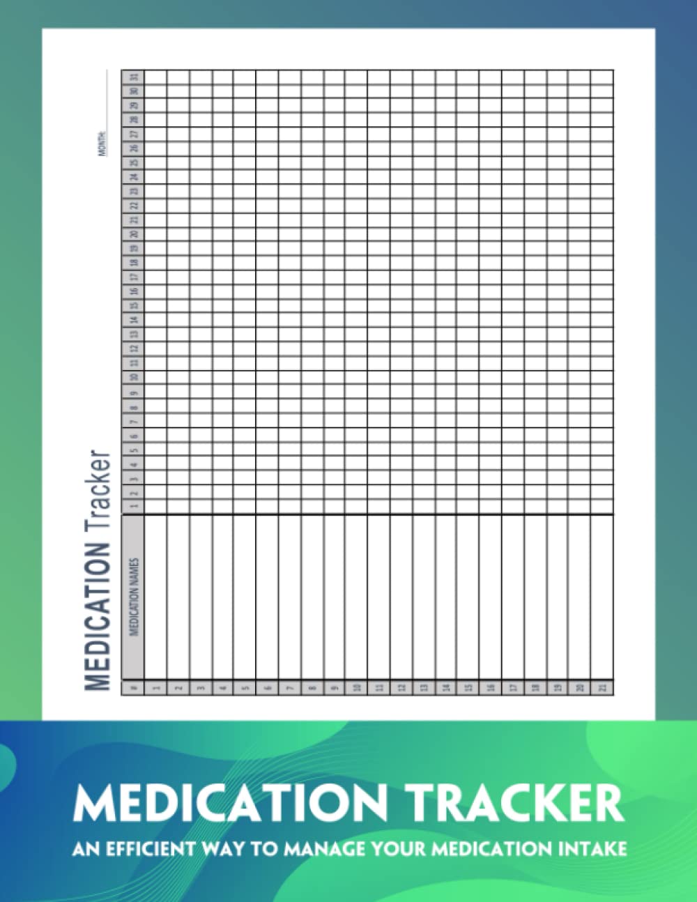 Medication Tracker Log Book: Monthly Medication Tracker Log Book 120 ...