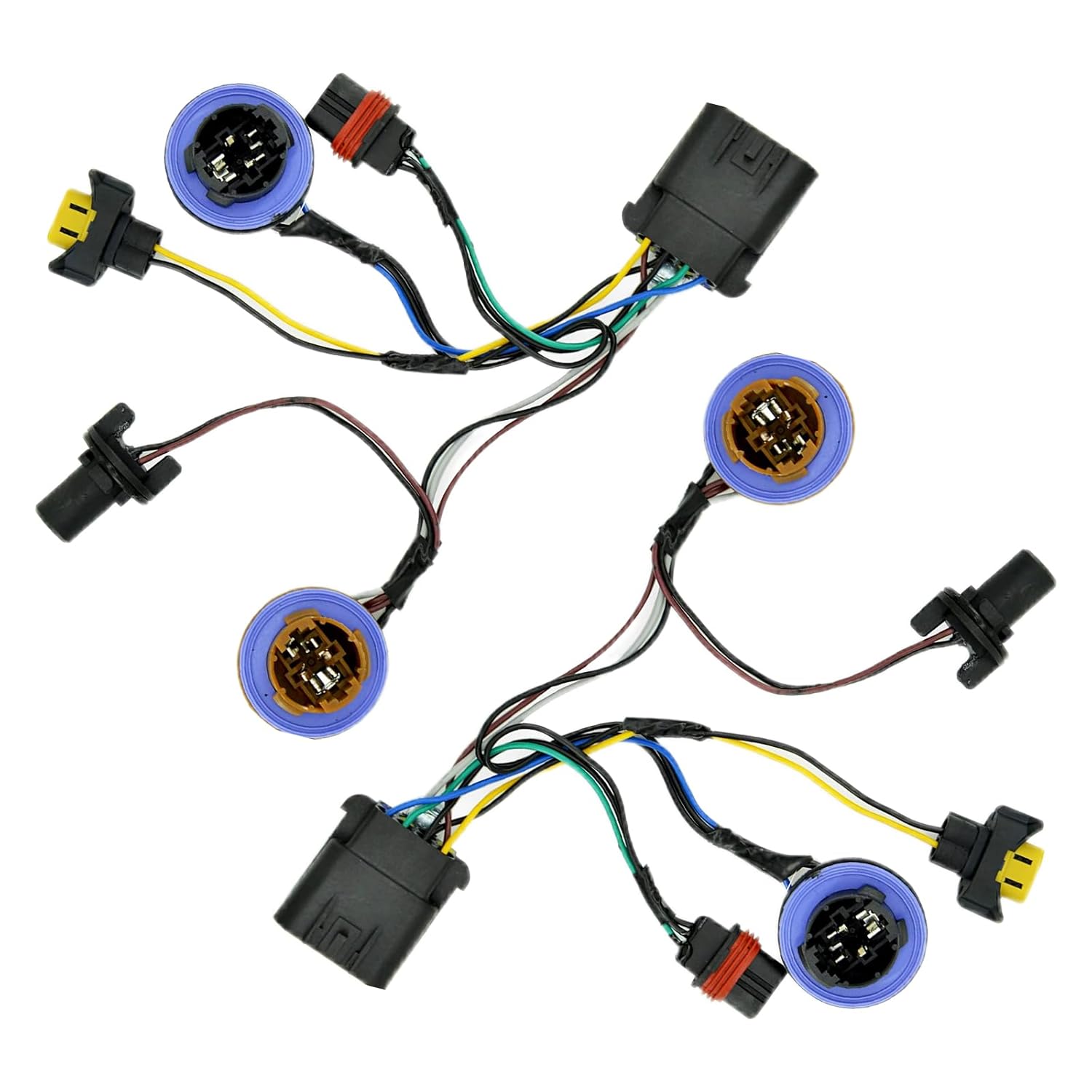 Amazon.com: HIMARKLIF 2 Pcs Headlight Headlamp Socket Wiring Harness ...