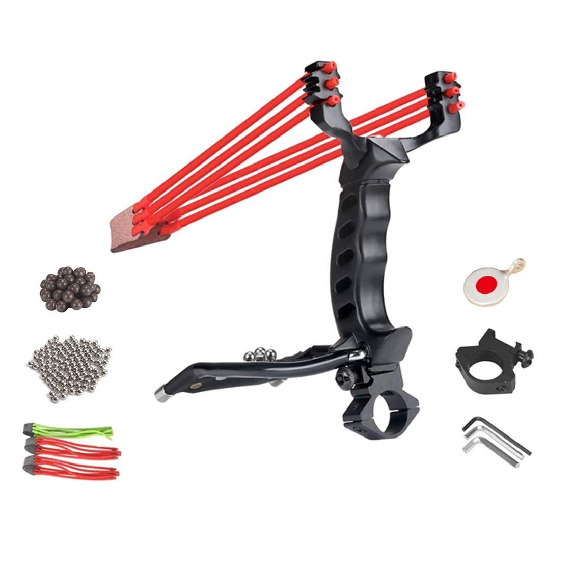 Professional Slingshot Set Slingshots For Hunting Wrist Support Power ...