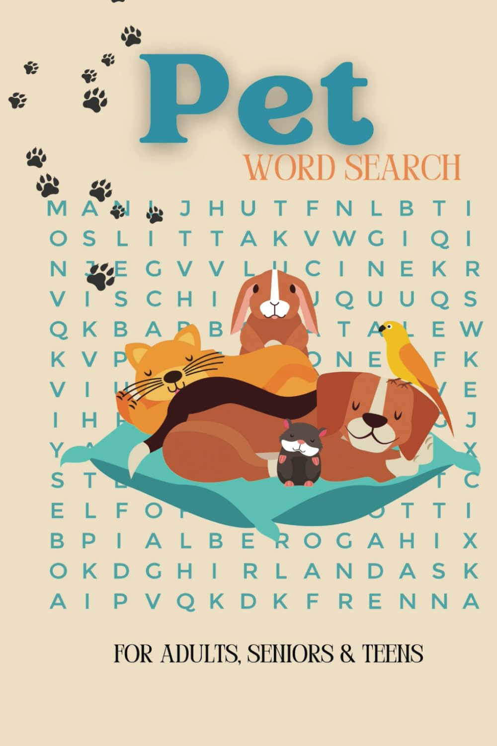 Pet Word Search Puzzle Book: Word Searches with Easy-to-Read Print ...